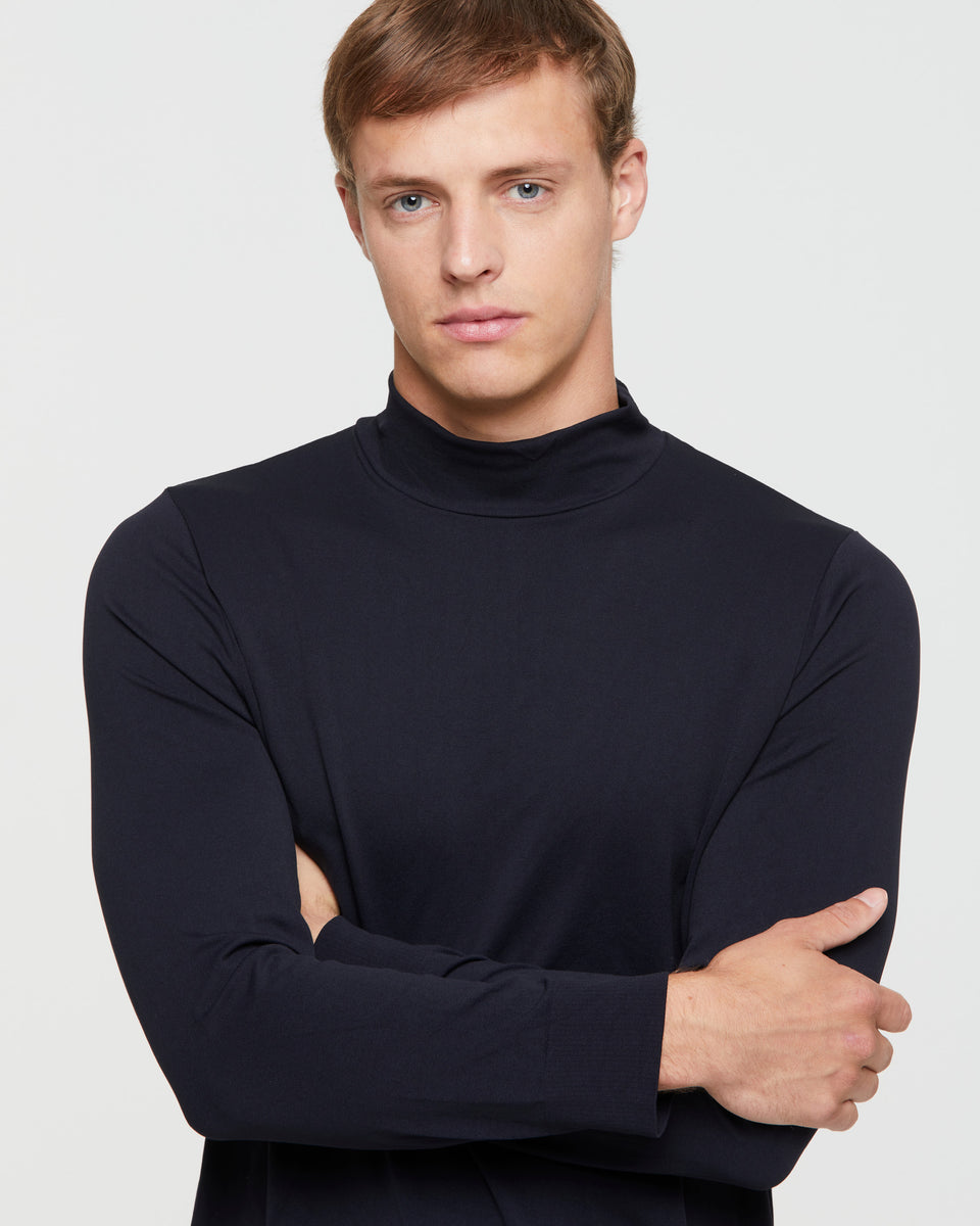 Lupetto Nero Uomo | Lupetto Seamless Uomo Nero | Pompea