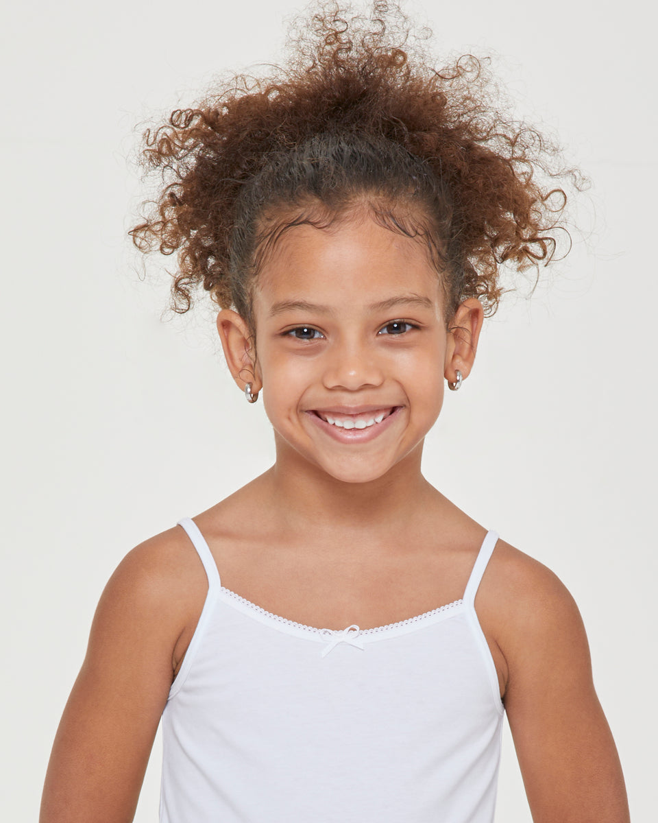 Canotta girocollo a spalla stretta bimba in cotone organico, color ...