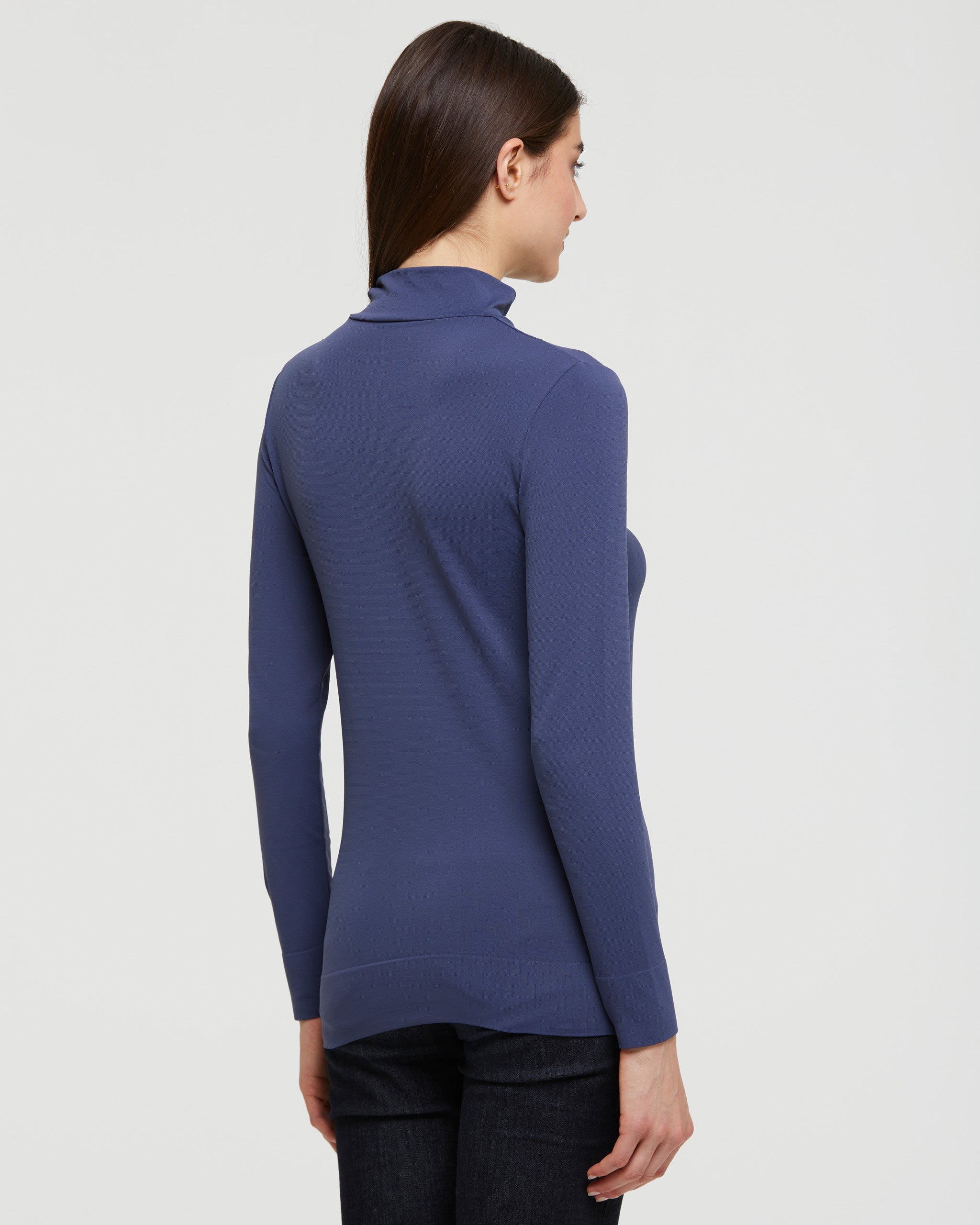 Lupetto Donna | Lupetto Seamless Donna Blu – Pompea