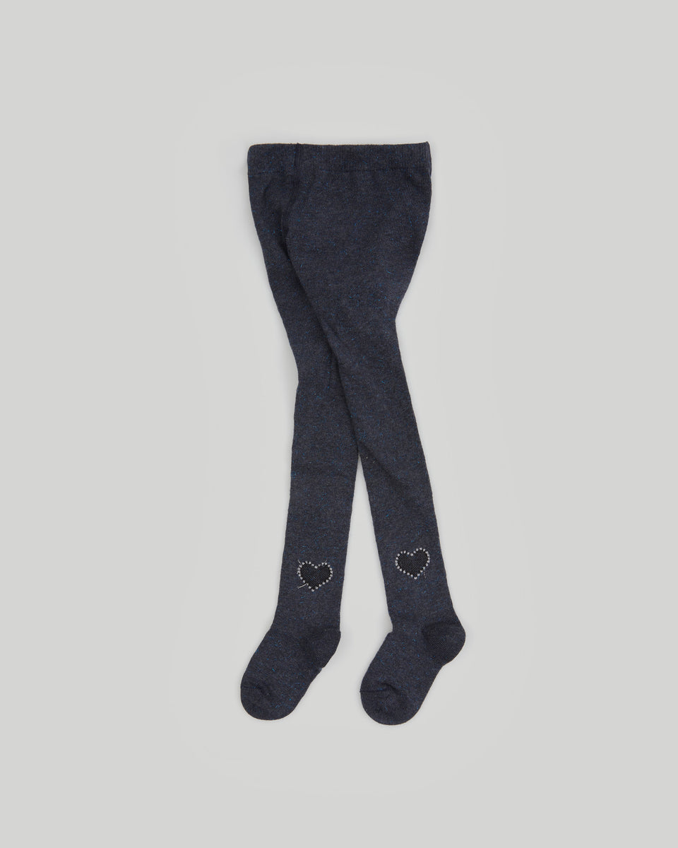 Collant baby bimba Lamé, color blu | Calze Bambini | Pompea