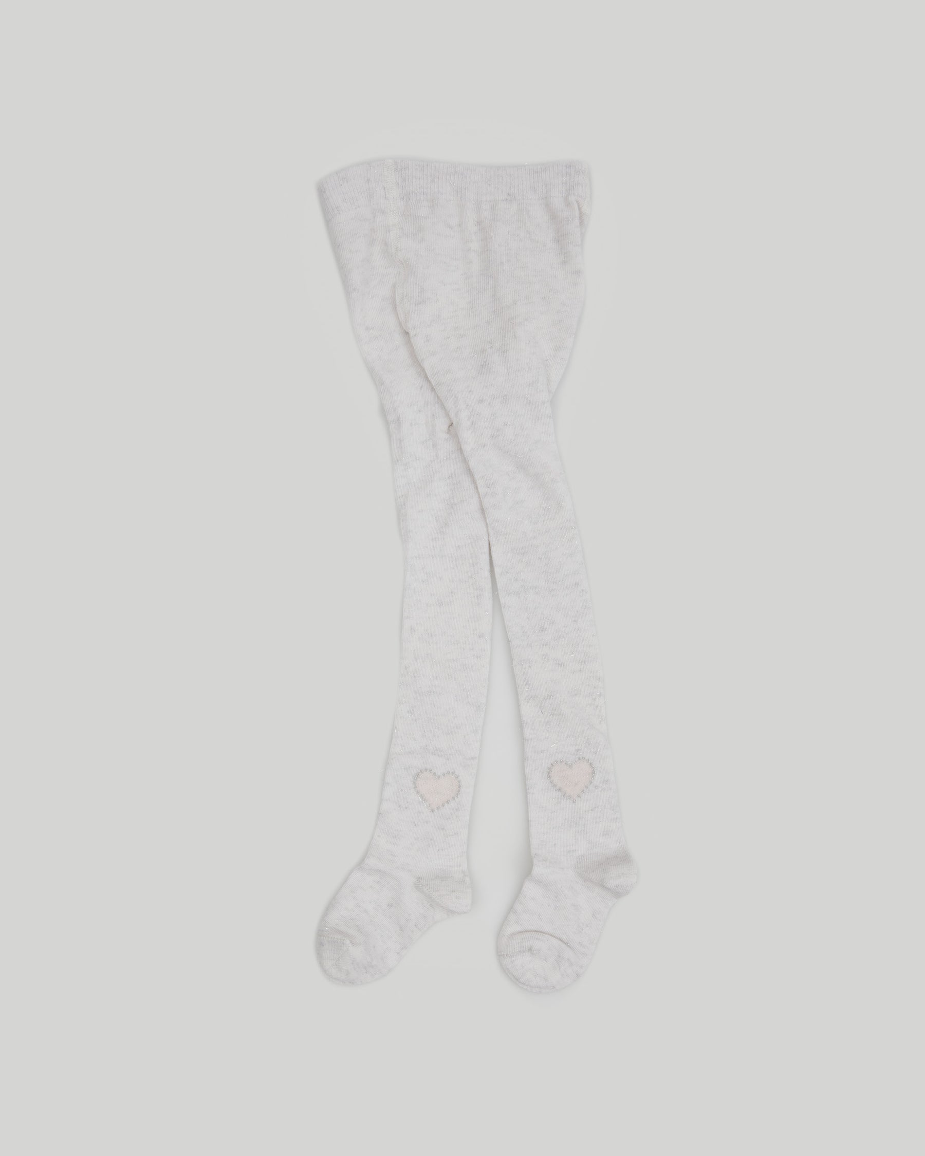 Collant baby bimba Lamé, color ecru | Calze Bambini | Pompea