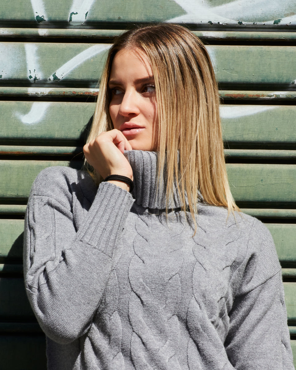 Maglia a Treccia | Maglia Trecce Donna | Pompea